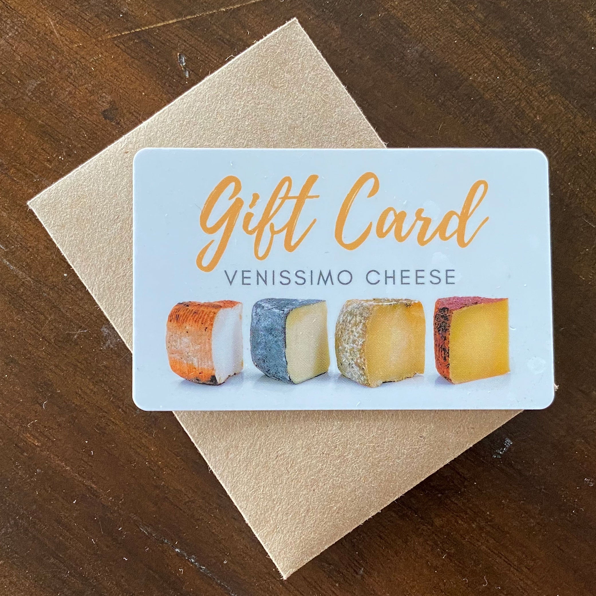 Venissimo Cheese Gift Card | Venissimo Cheese